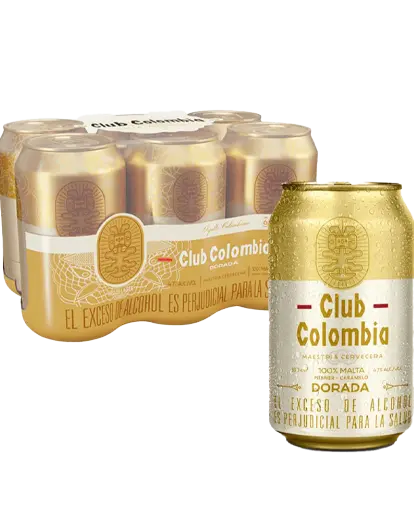 Cerveza Club Colombia Dorada SixPack x 330ml | Cerveza A Domicilio ...