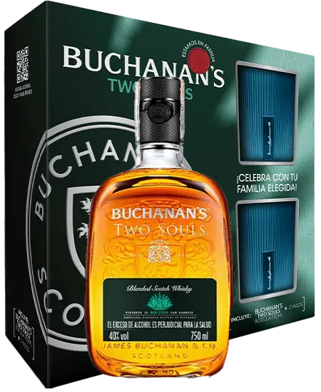Whisky Buchanans Two Souls x 750ml + GiftPack | Whisky A Domicilio ...
